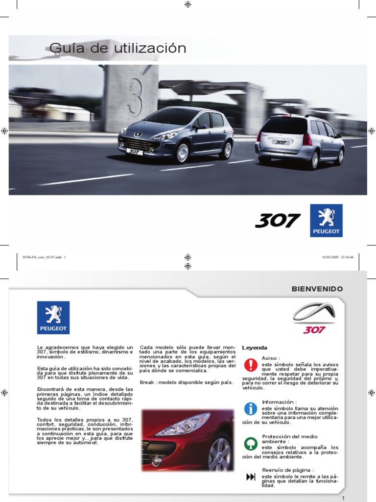 Manual 307 PDF | PDF | Sistema de freno antibloqueo | Airbag