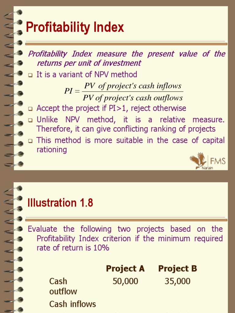 Profitability Index: Profitability Index Measure The Present Value of ...