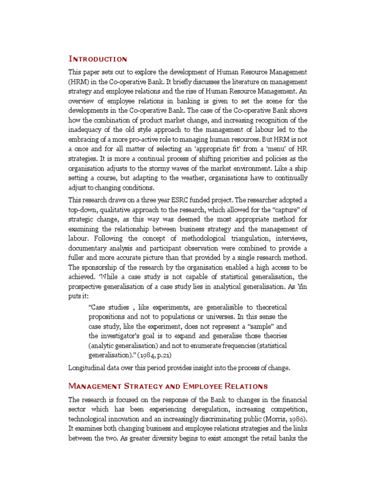 Case Study HRM | PDF | Strategic Management | Human Resource Management