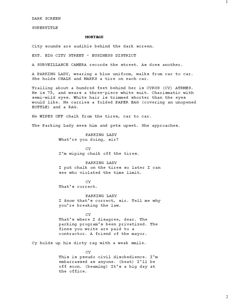 Montage [Script, 20-Pp Excerpt] by Michael Brown | Courtroom | Leisure