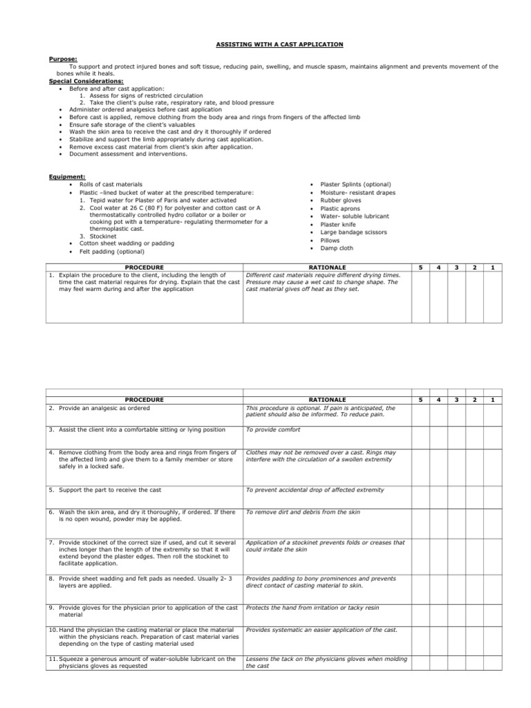 Cast Care Guide | PDF | Pain | Medical Specialties