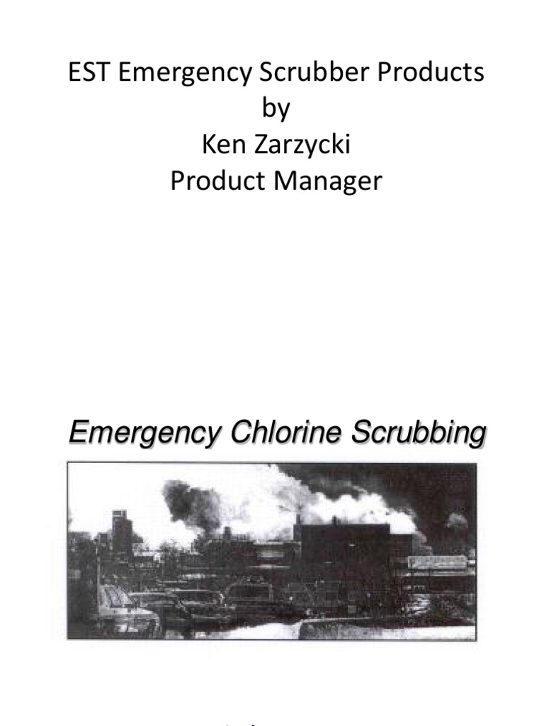 EST Emergency Scrubber Products1 | PDF | Chlorine | Valve