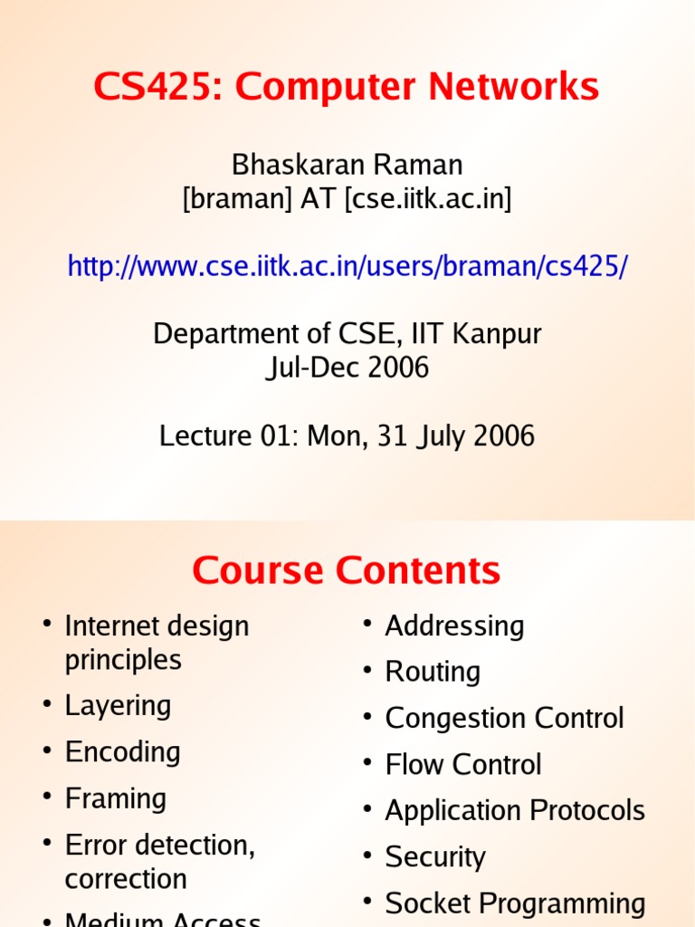 Lec01 Overview Bhaskar | PDF