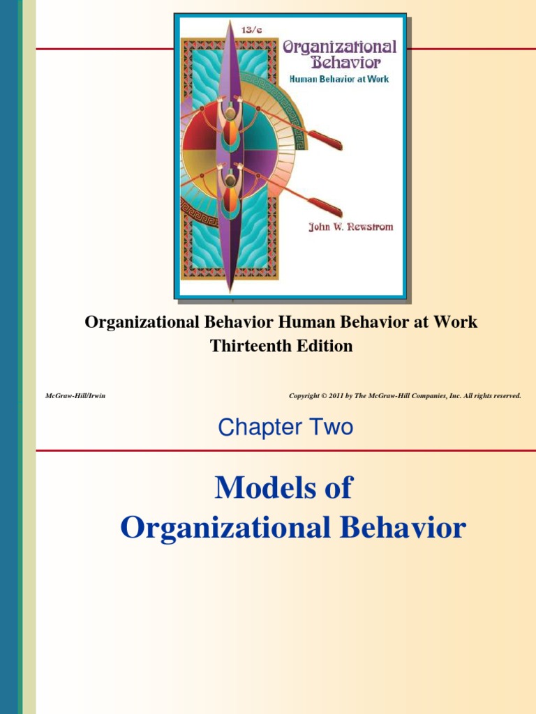 Organizational Behavior Human Behavior at Work Thirteenth Edition | PDF ...