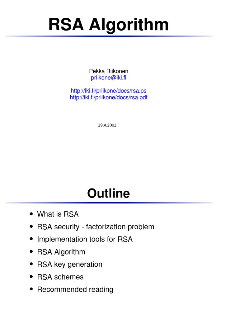 Rsa 1 | PDF