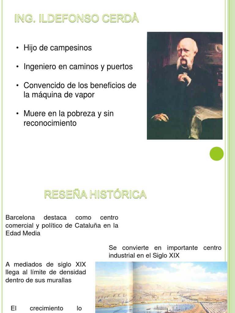 Urbanismo - Plan Cerda en Barcelona | PDF