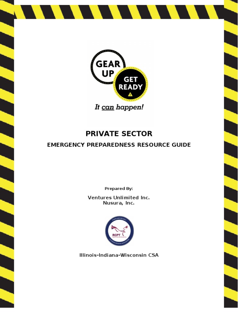 Private Sector: Emergency Preparedness Resource Guide | Download Free ...