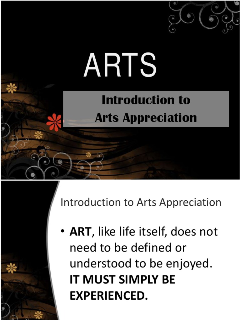 Introduction To Arts | PDF | Aesthetics | Paintings