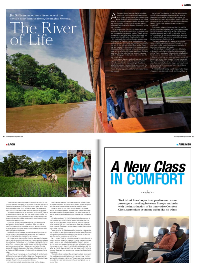 Exploring the Mekong River in Laos | PDF | Travel | Poetry