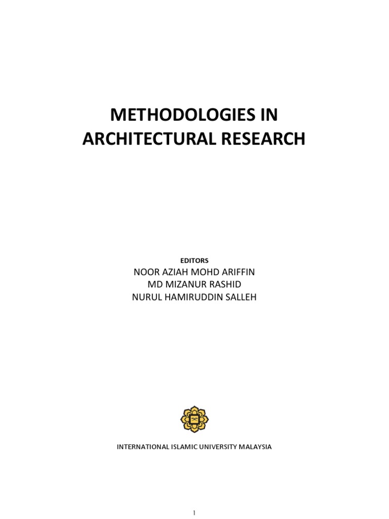 Method in Architectural Research | Case Study | Qualitative Research