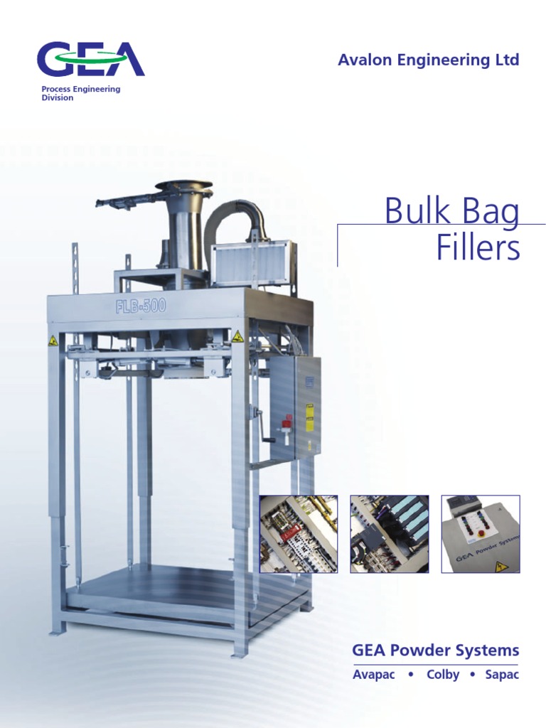 Bulk Bag Fillers: Avalon Engineering LTD | PDF | Dairy | Industries