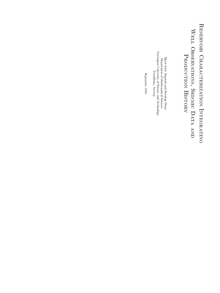 Reservoir Characterization 1 | PDF | Normal Distribution | Probability ...