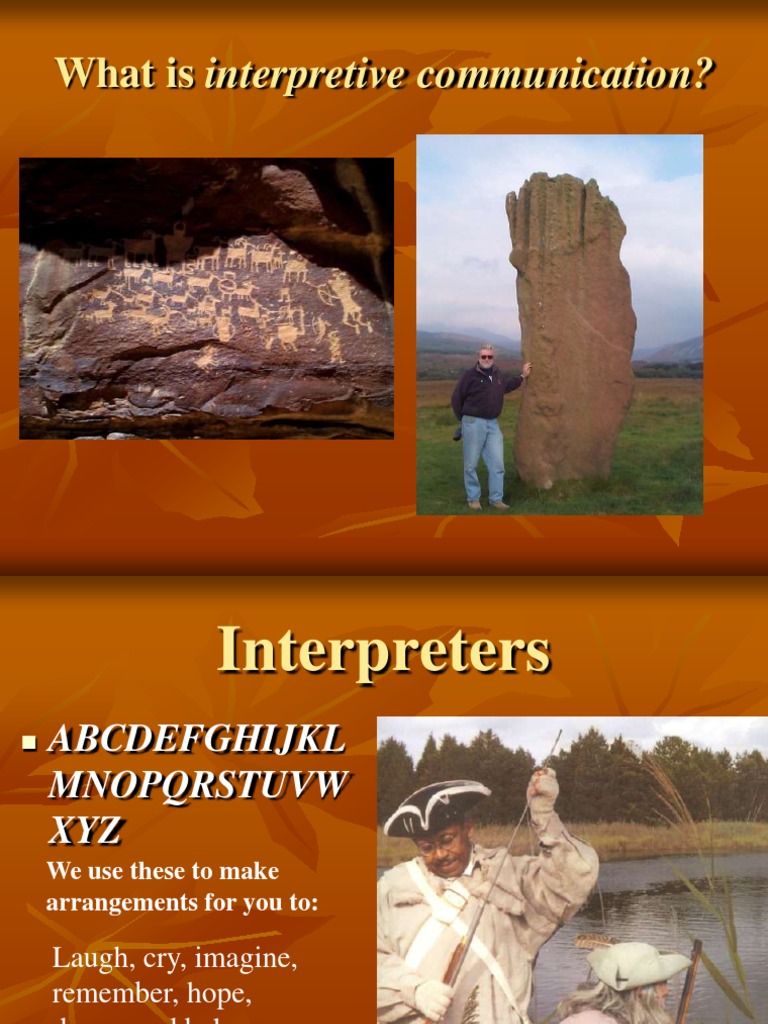 What Is Interpretive Communication (John Veverka) | PDF | Information ...