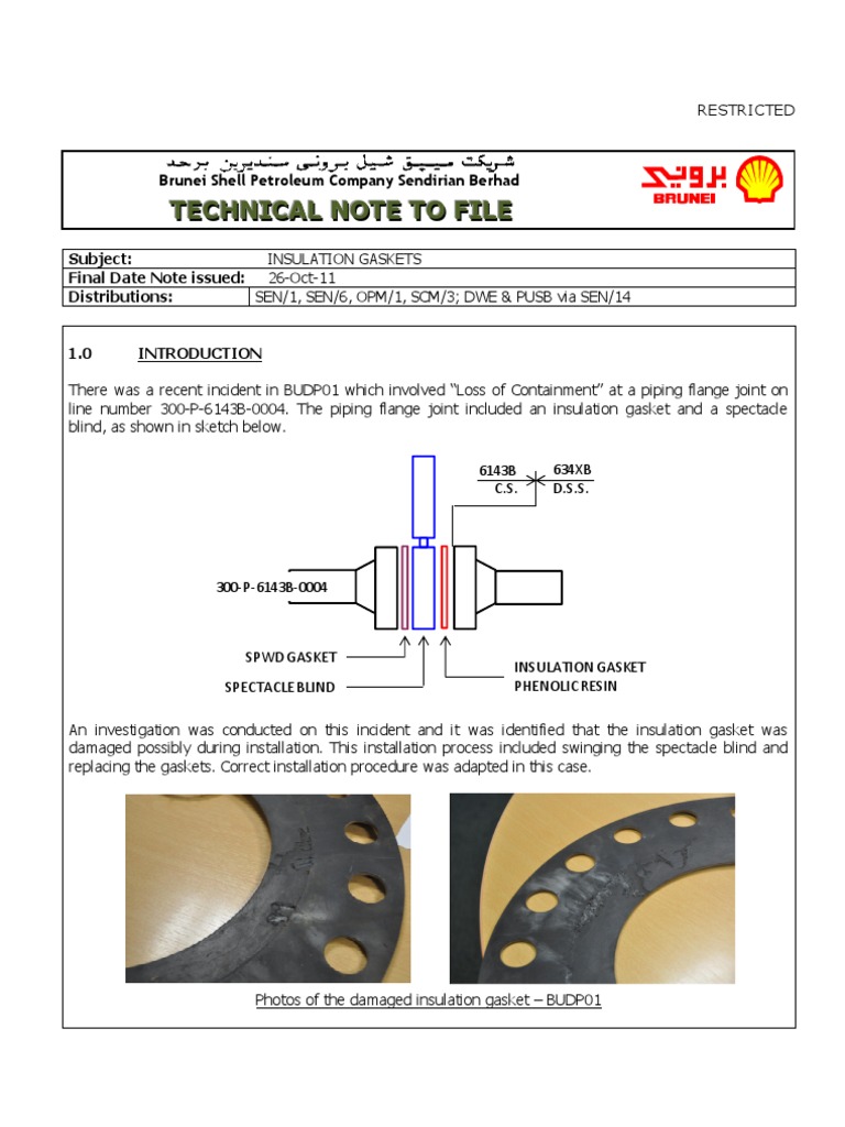 Technical Note _ Insulation Gaskets | Thermal Insulation | Materials