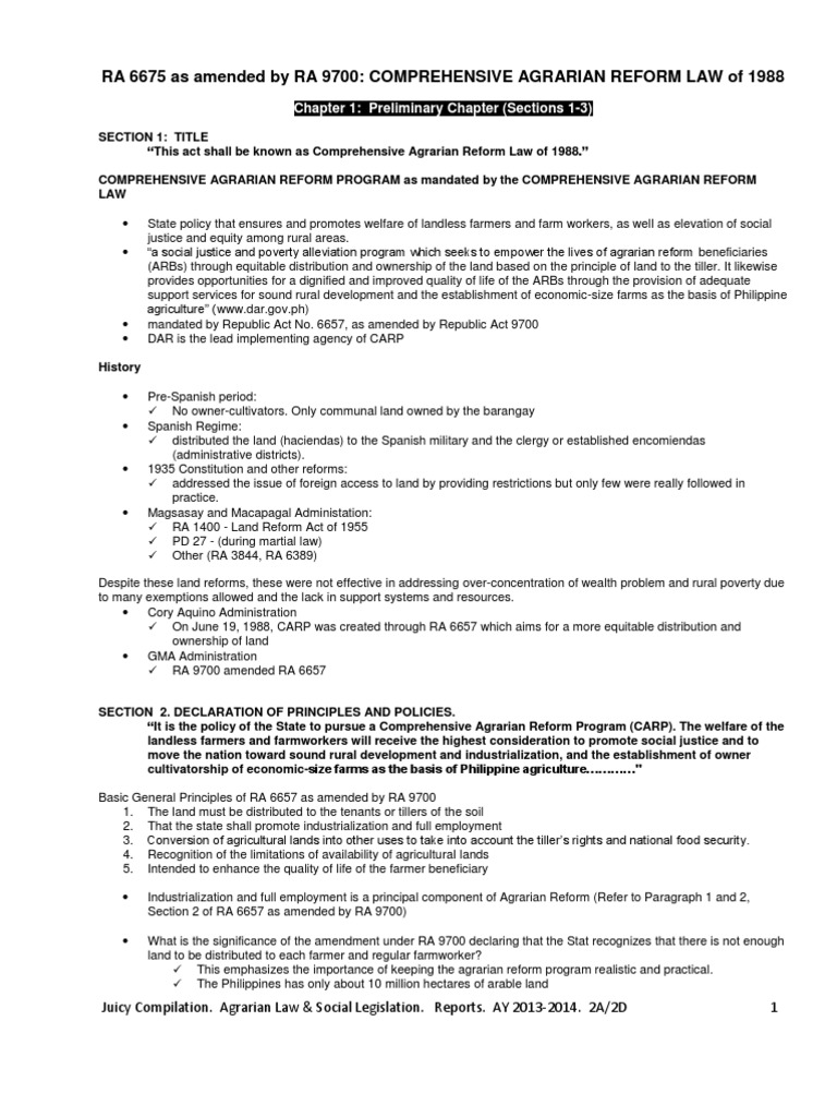 RA 6675 As Amended by RA 9700report1-8rev1 | PDF | Leasehold Estate ...