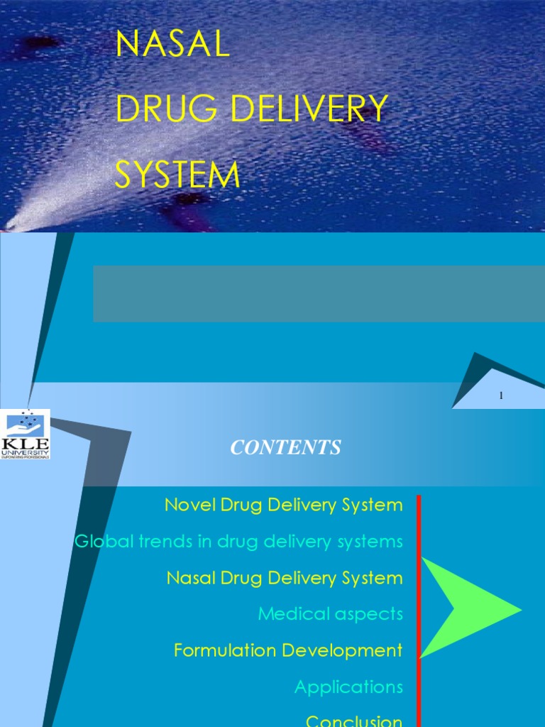 Nasal Drug Delivery System | Pharmaceutical Drug | Pharmaceutical ...