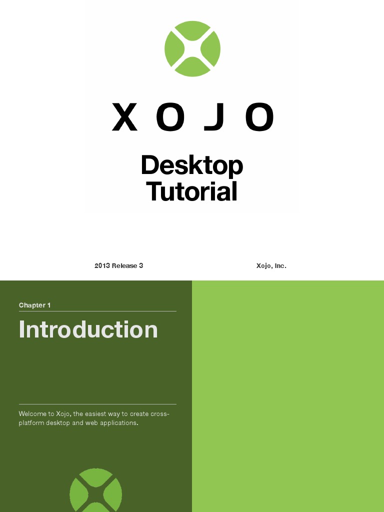 Xojo Desktop App Tutorial | PDF | Button (Computing) | Keyboard Shortcut