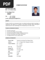 General CV Format 1 | PDF | Sri Lanka | Qualifications