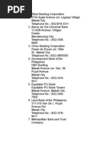 Philippine Bank Codes and SWIFT List | PDF | Manila | Companies Of The ...