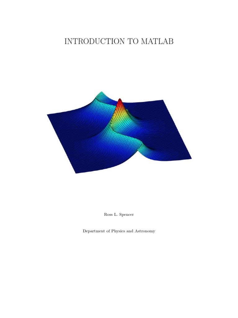 INTRODUCTION TO MATLAB (Book) PDF | PDF