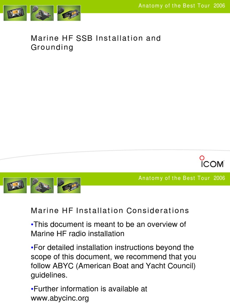 SSB Installation and Grounding | PDF