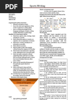 The Sports Lingo | PDF | Sports & Recreation