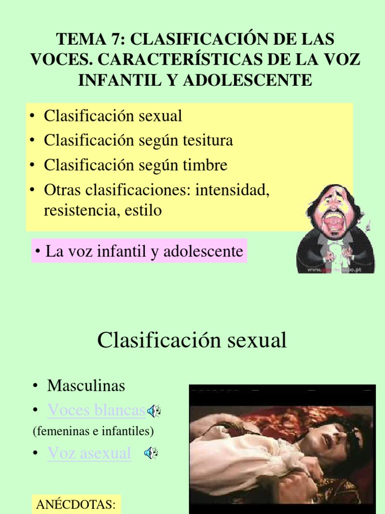 Voces Humanas - PPT y El Coro | PDF | Coro | Canto