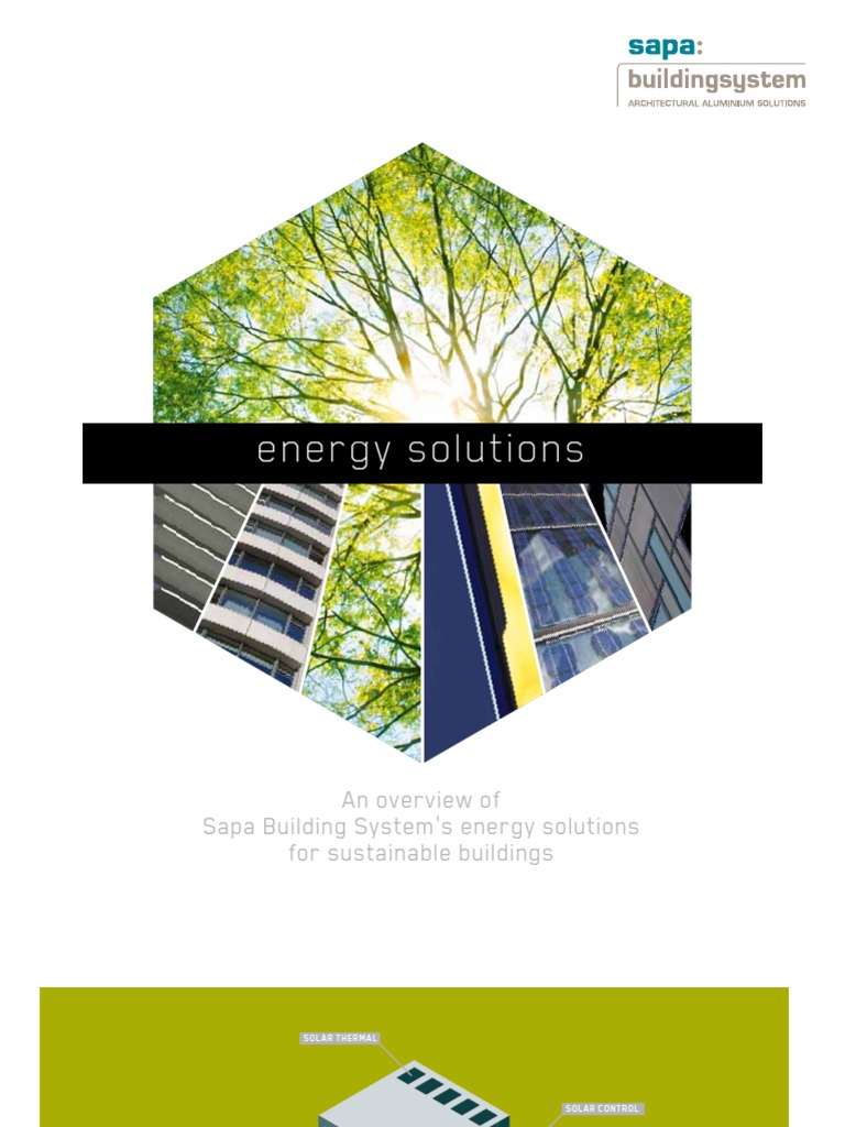 Energy Solutions Provided by Sapa Building System | PDF | Solar Energy ...