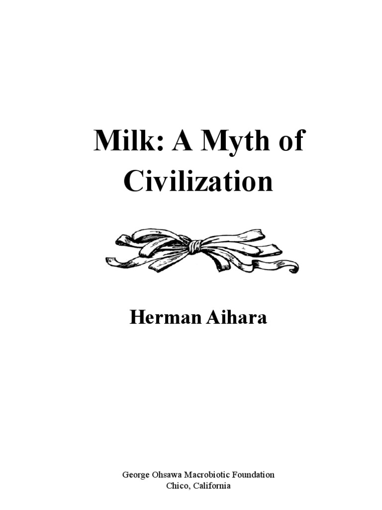 Milk - A Myth of Civilization - Herman Aihara - 1971 | PDF | Breast ...