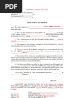 Affidavit of Non-Interest | PDF | Affidavit | Common Law