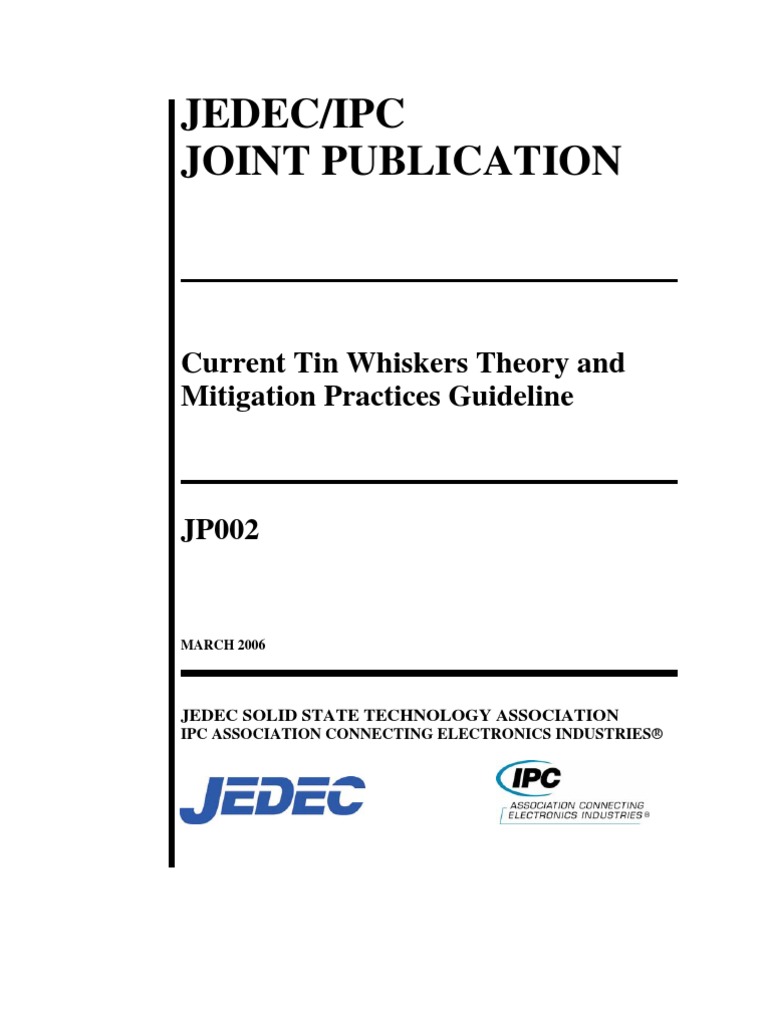 JP002 Tin Whiskers Theory | PDF | Printed Circuit Board | Tin