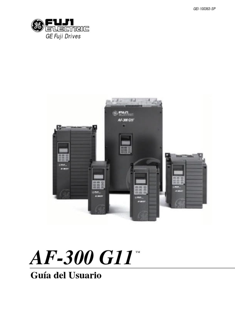 Manual Drive Fuji Af300 G11 en Español | PDF | Corriente eléctrica | Resistencia Eléctrica y ...