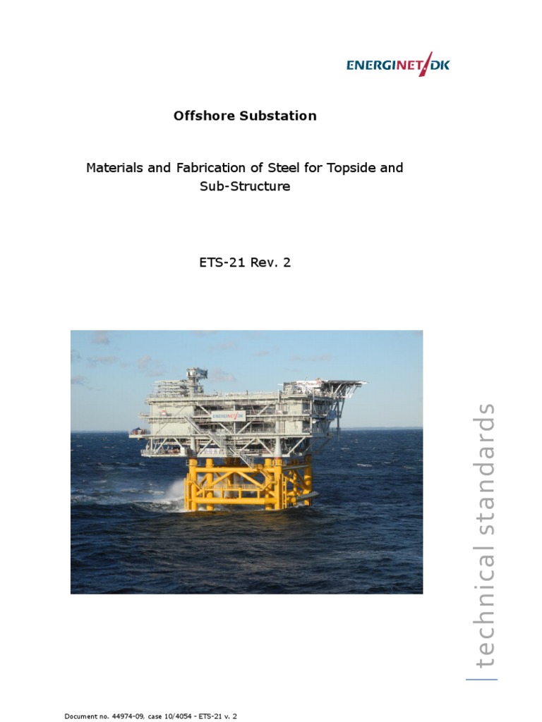 44974-09 - ETS - 21 Materials and Fabrication Topside Structures | PDF ...
