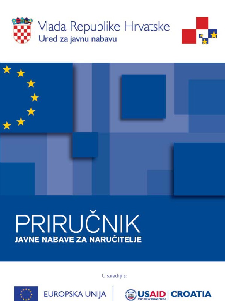 Prirucnik Javna Nabava Elektronski | PDF