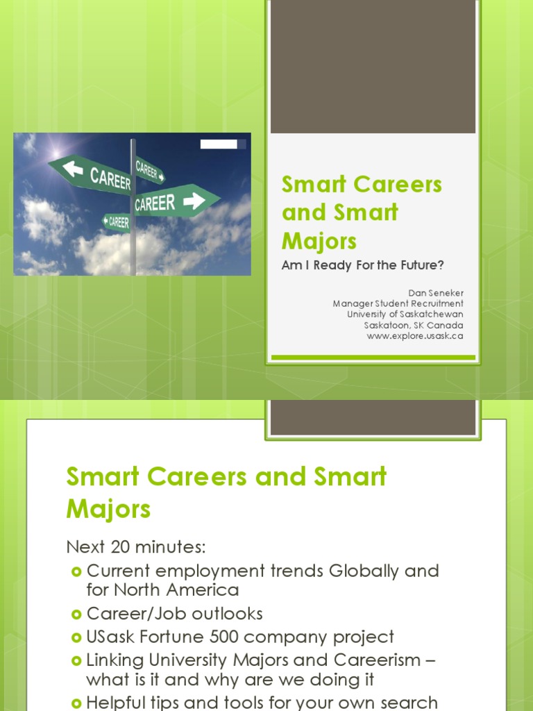 Smart Careers and Smart Majors-1 | PDF | Higher Education | Employment