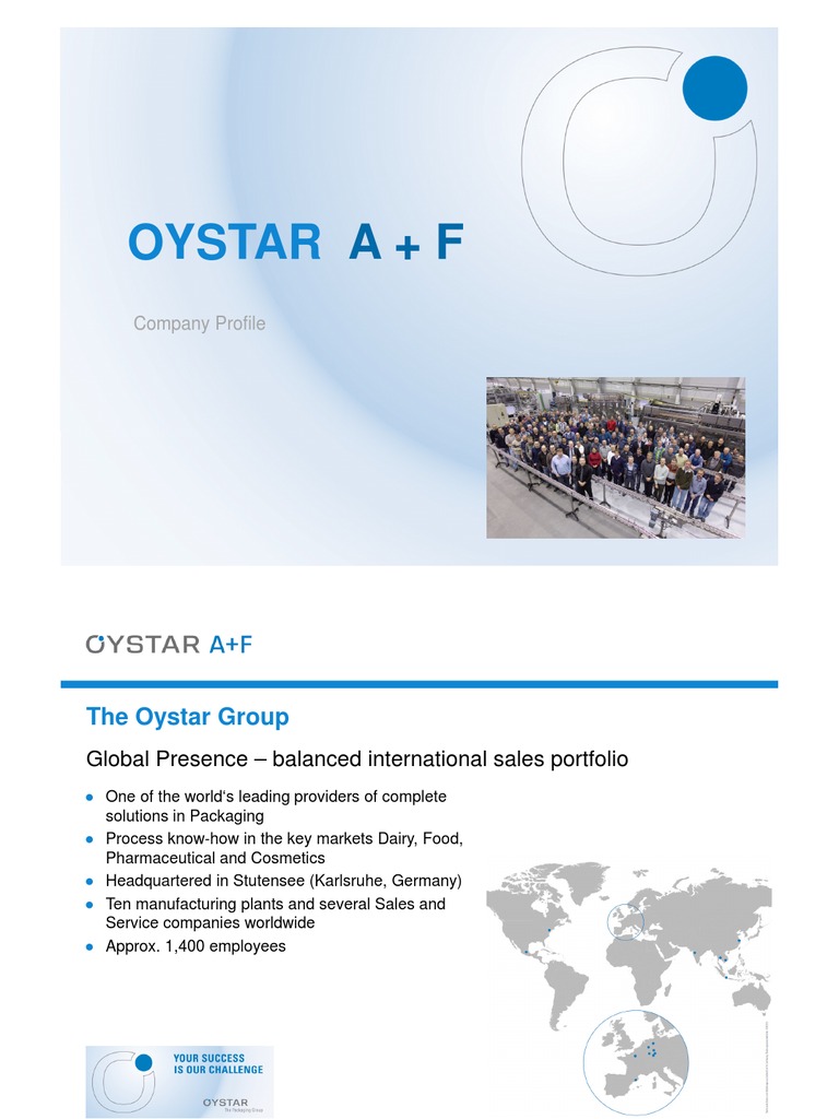 Company Profile OYSTAR A+F (English) | PDF | Pallet | Packaging And ...