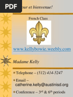 6th Grade French Course Overview | PDF | Homework | Teaching