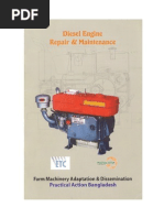Diesel Engine Maintenance Checklist | Diesel Engine | Mechanical ...
