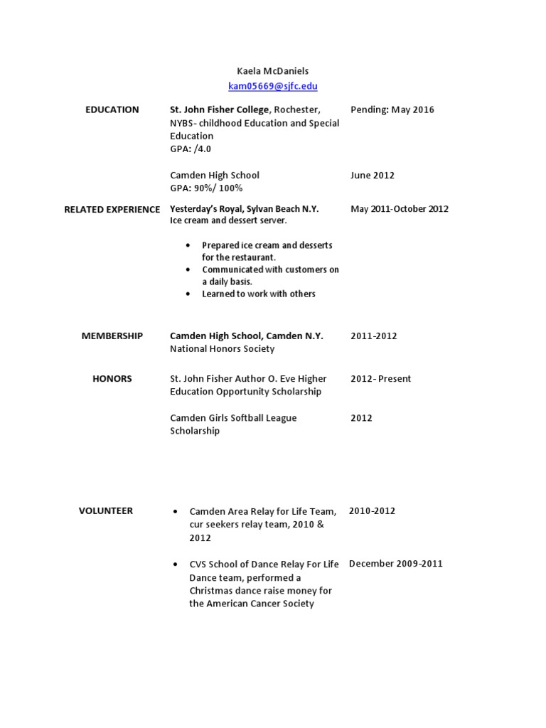 Updated Resume | PDF