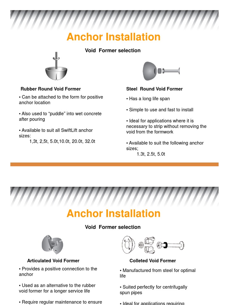 Swift Lift Installation | PDF | Anchor | Natural Rubber