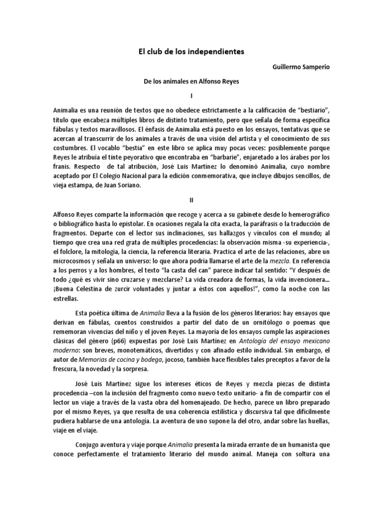 Animalia: Ensayos sobre el mundo animal | PDF | Ensayos | Science