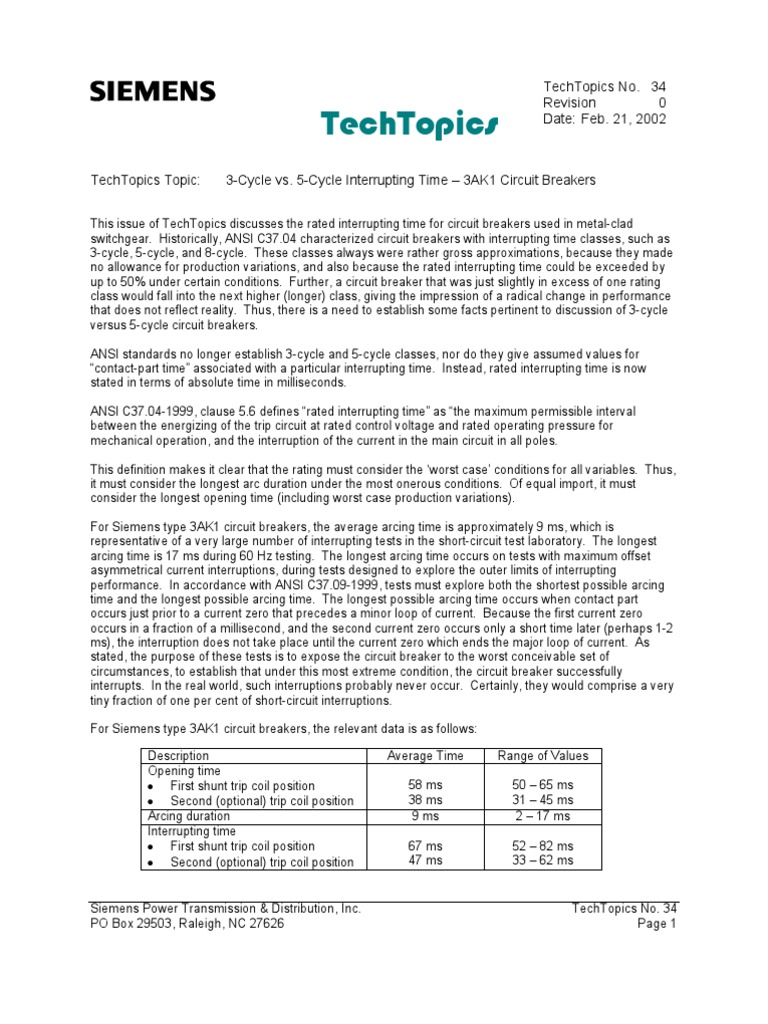 Tech Topics 34 Rev 0 | PDF | Electrical Engineering | Electromagnetism