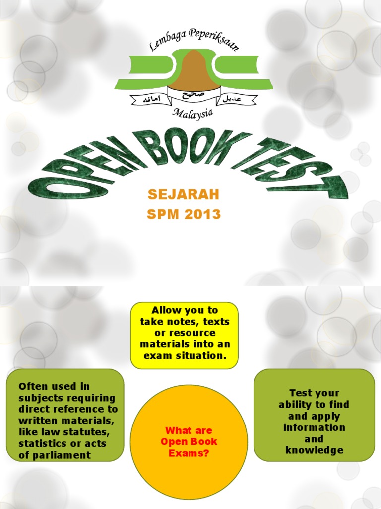 Open Book Test | PDF | Test (Assessment) | Understanding