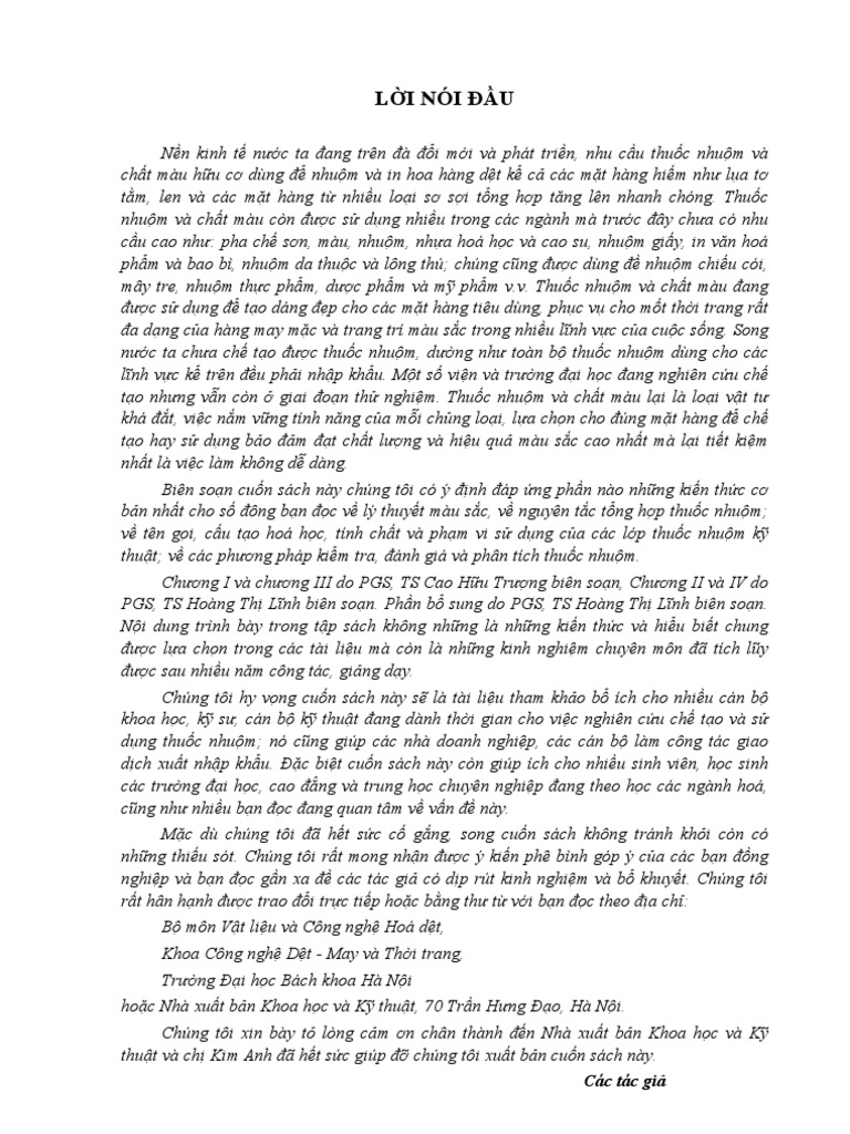 Ky Thuat Nhuom in | PDF