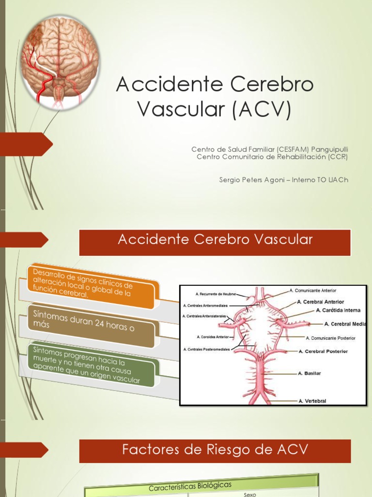 Accidente Cerebro Vascular | PDF | Carrera | Isquemia