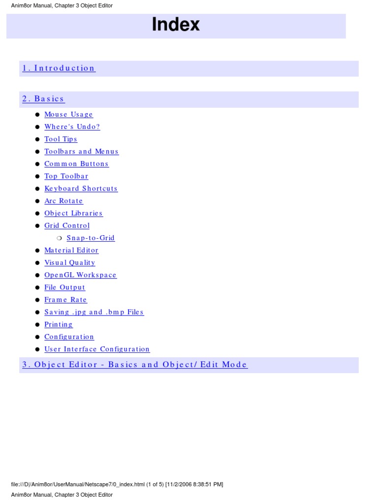 Anim8or Manual v095. English | PDF | Rendering (Computer Graphics) | Shader