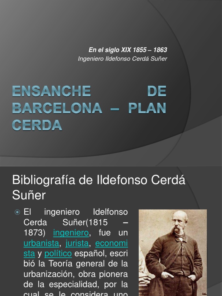 Plan Cerdá: Revolución Urbana de Barcelona | PDF | Barcelona