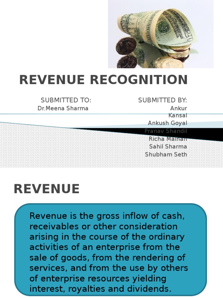 Revenue Recognition | Revenue | Income Statement