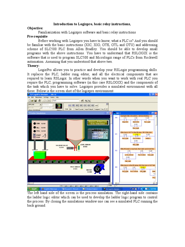 LogixPro PLC Programming Basics | PDF | Programmable Logic Controller ...