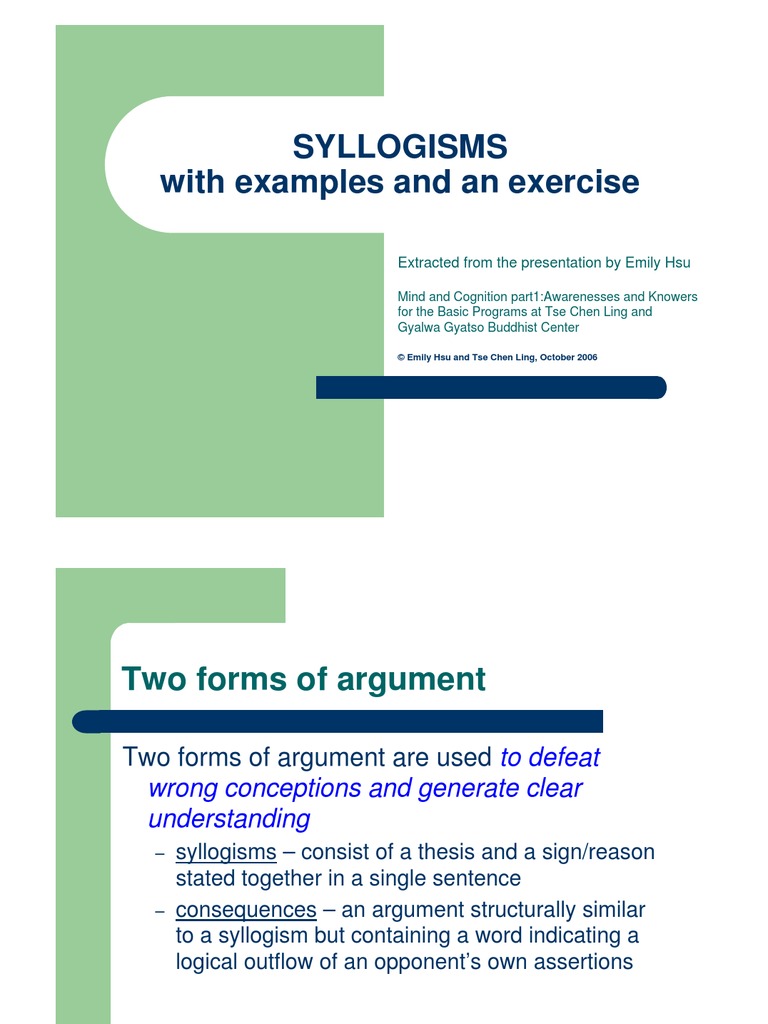 Syl Log Isms | PDF | Argument | Predicate (Grammar)
